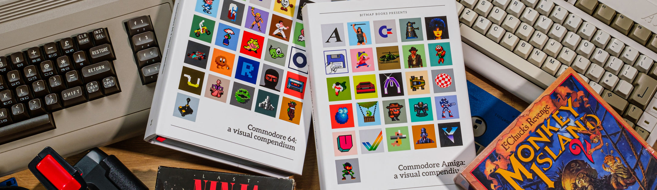 Bitmap Books retro video game books about Commodore. C64, Amiga, more