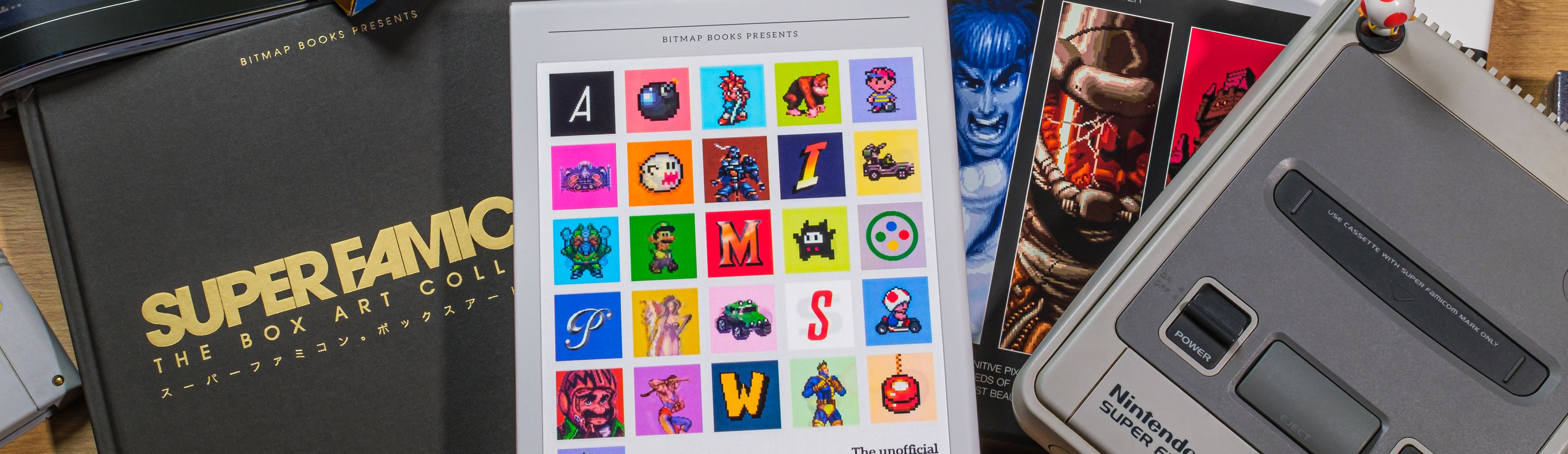 Bitmap Books retro video game books about the SNES / Super Nintendo